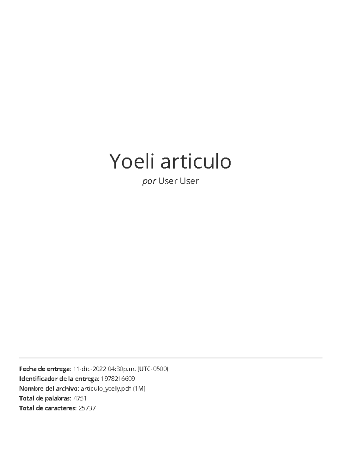 Yoeli articulo compress - Yoeli articulo por User User Fecha de entrega ...