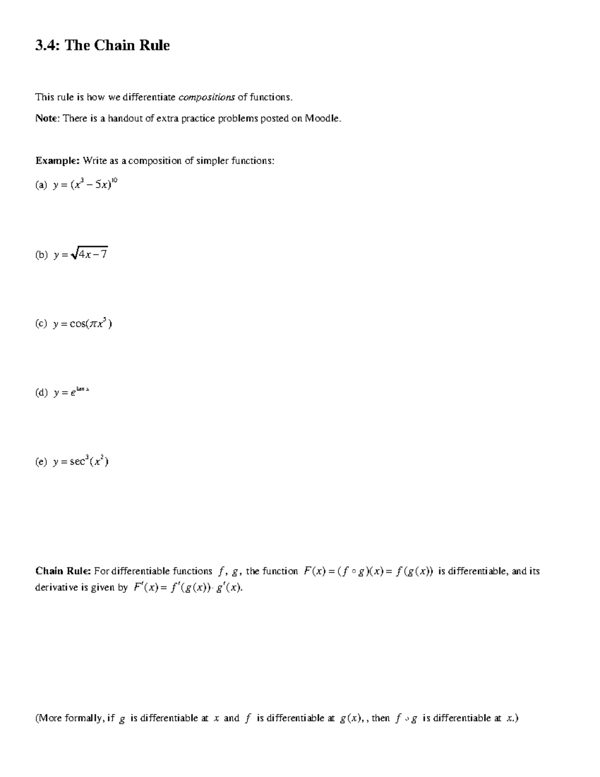 3.4 notes w/o keys - 3: The Chain Rule This rule is how we ...