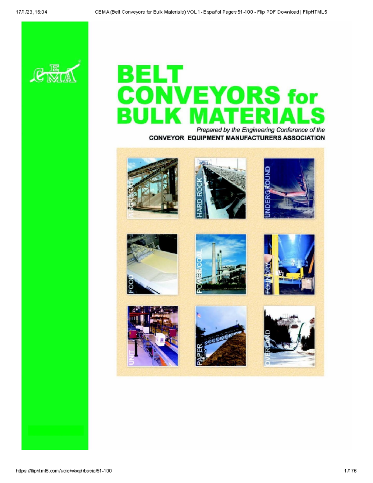 CEMA (Belt Conveyors for Bulk Materials) VOL 1- Español Pages 51-100 ...