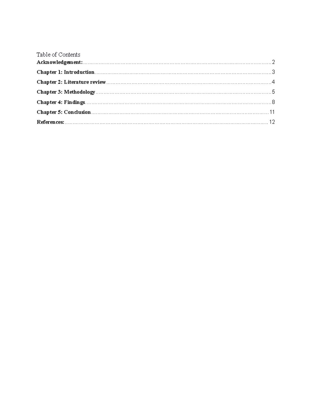 Organisation and people management Assignment - Table of Contents - Studocu