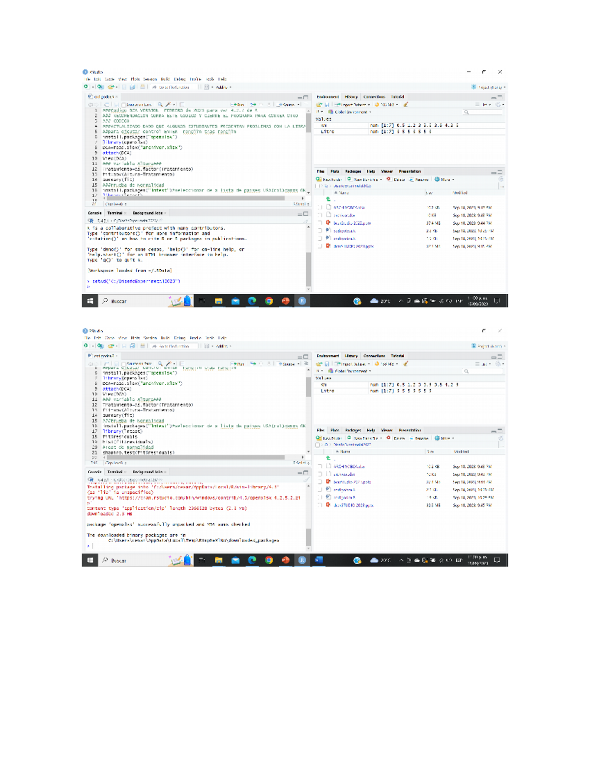 Rstudio - tratamientos - diseño experimental - Studocu