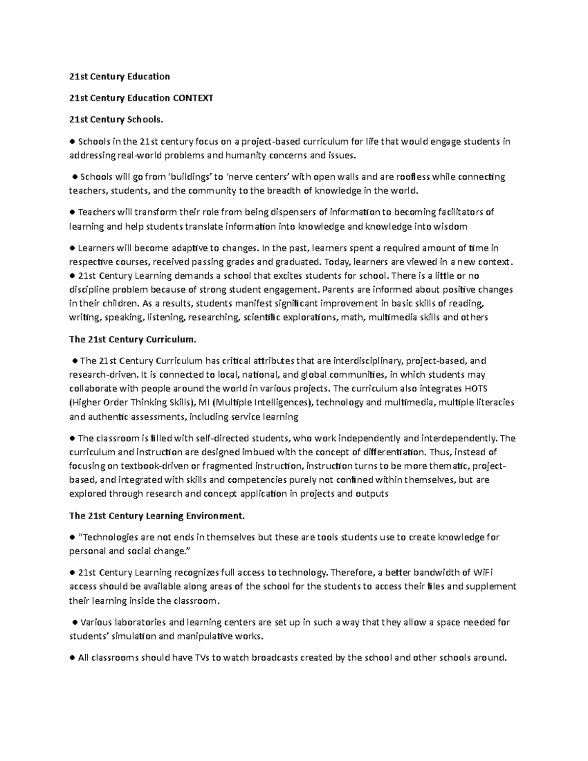 Reviewer 21ST Century - jhriuhruhrur - 21st Century Education 21st ...