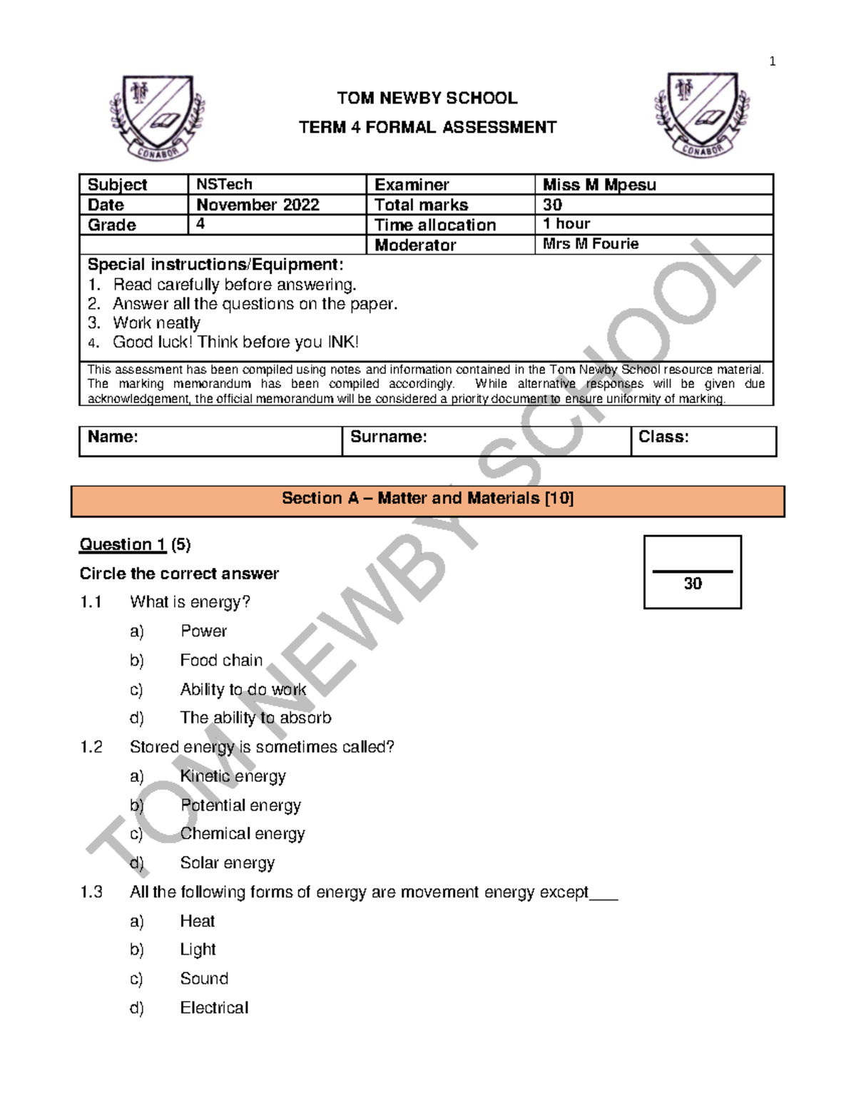 Grade-4-NSTech-Script-November-2022 - TOM NEWBY SCHOOL TERM 4 FORMAL ...