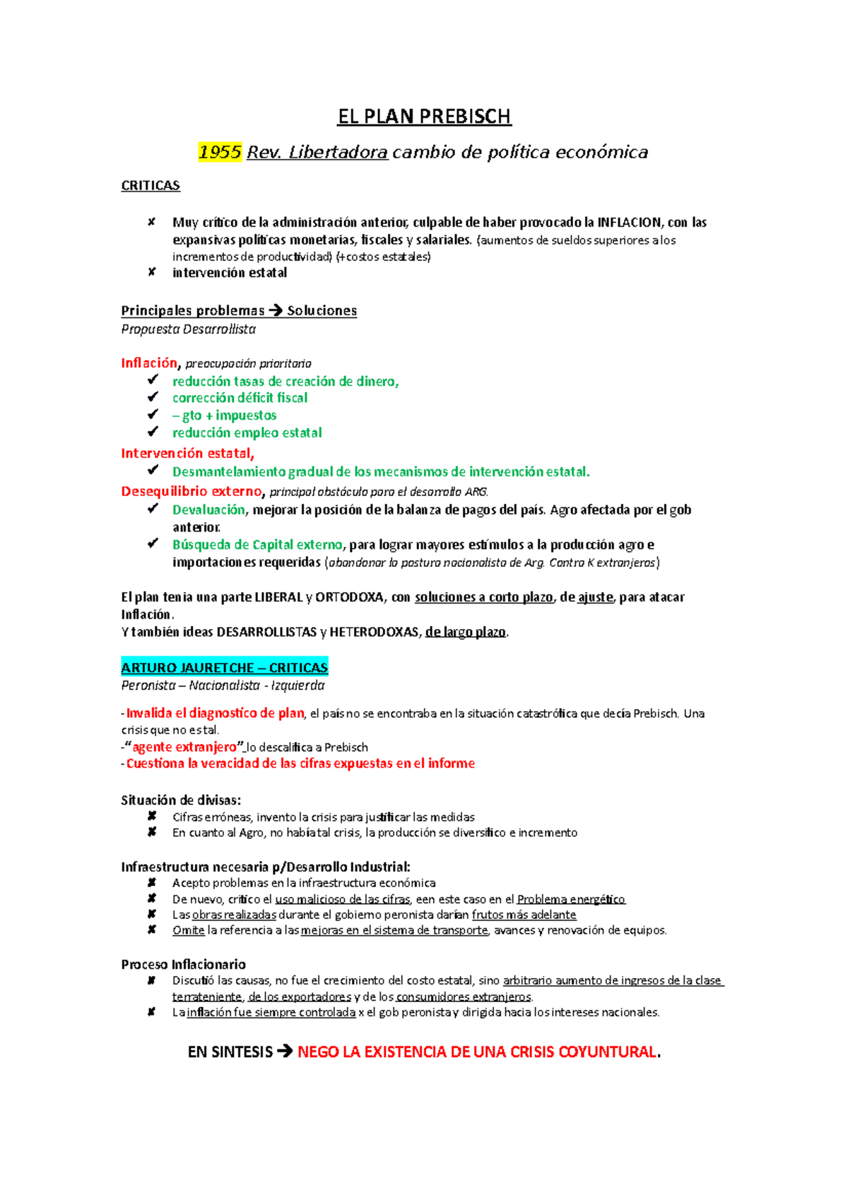 EL PLAN Prebisch - EL PLAN PREBISCH 1955 Rev. Libertadora cambio de ...