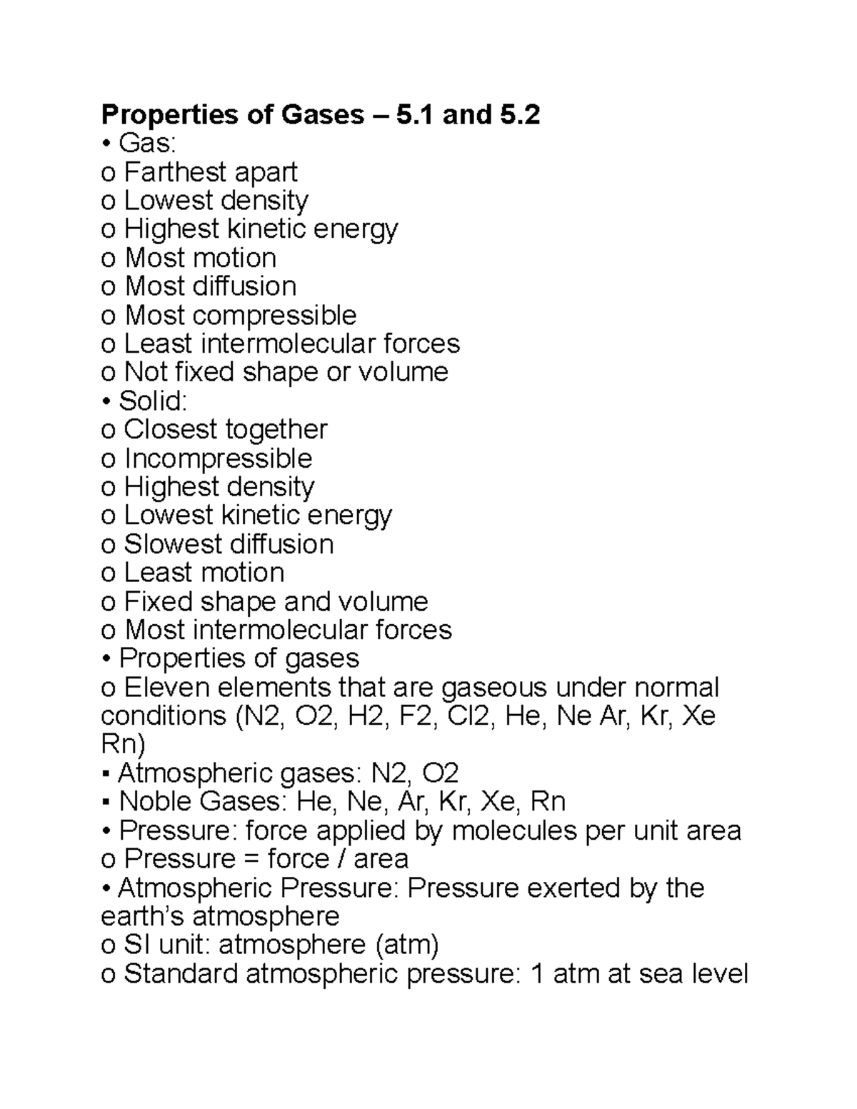 Properties of Gases – 5 - General Chemistry - Properties of Gases – 5 ...