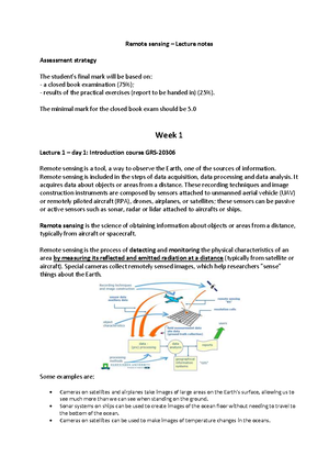Remote Sensing Logbook All Practical Exercises - Remote Sensing logbook ...