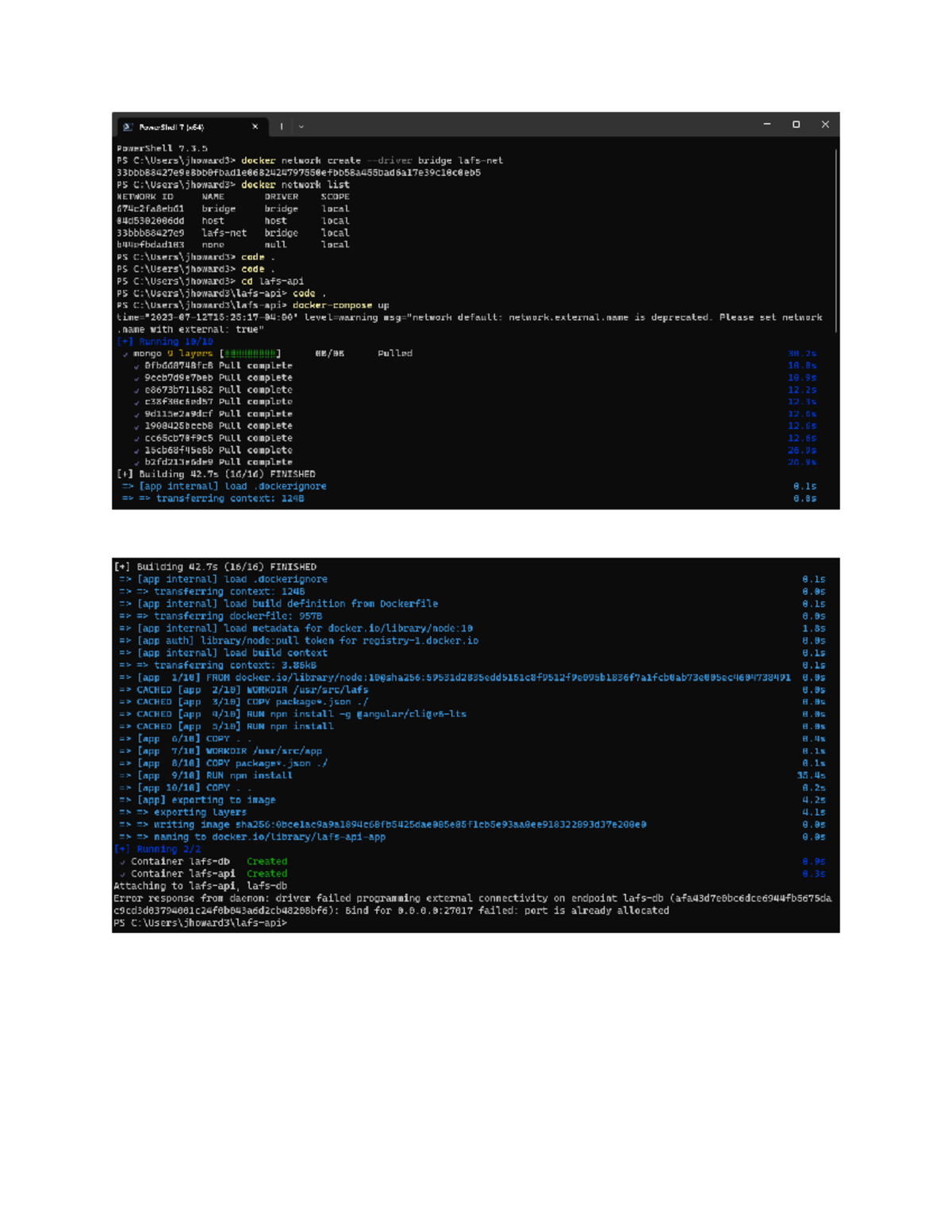 CS 470 2-3 Assignment Docker Compose and Orchestration (Autosaved) - CS 470 - Studocu