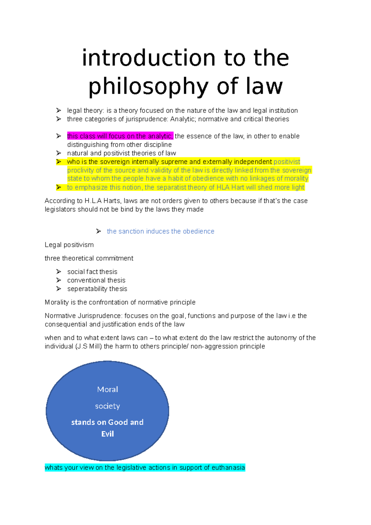 Introduction to the philosophy of law - introduction to the philosophy ...