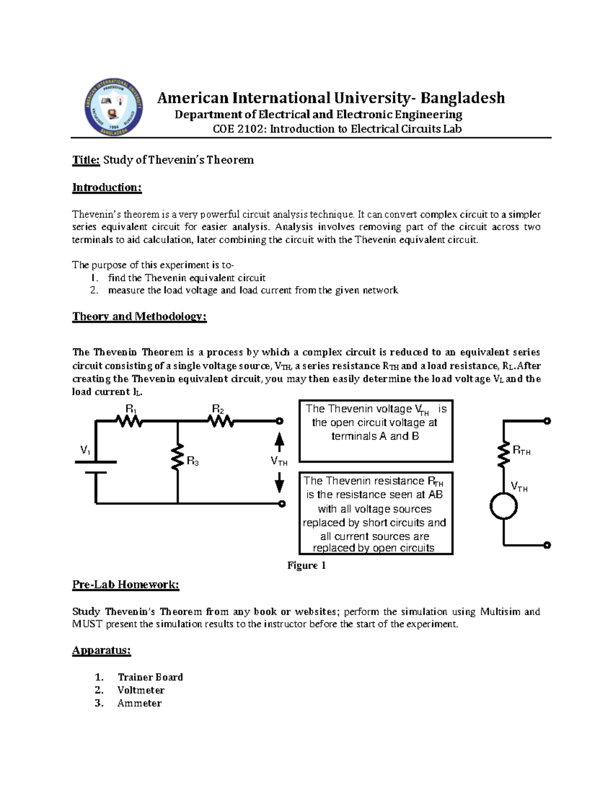 IEC Lab 5 midterm - American International University- Bangladesh ...
