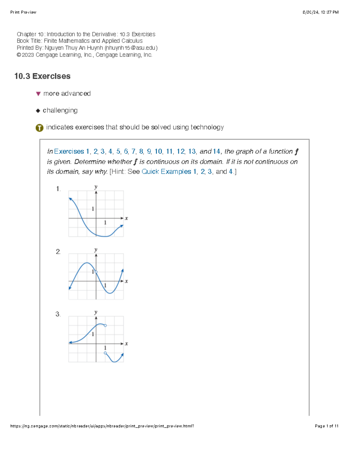 10 - asa - Chapter 10: Introduction to the Derivative: 10 Exercises ...
