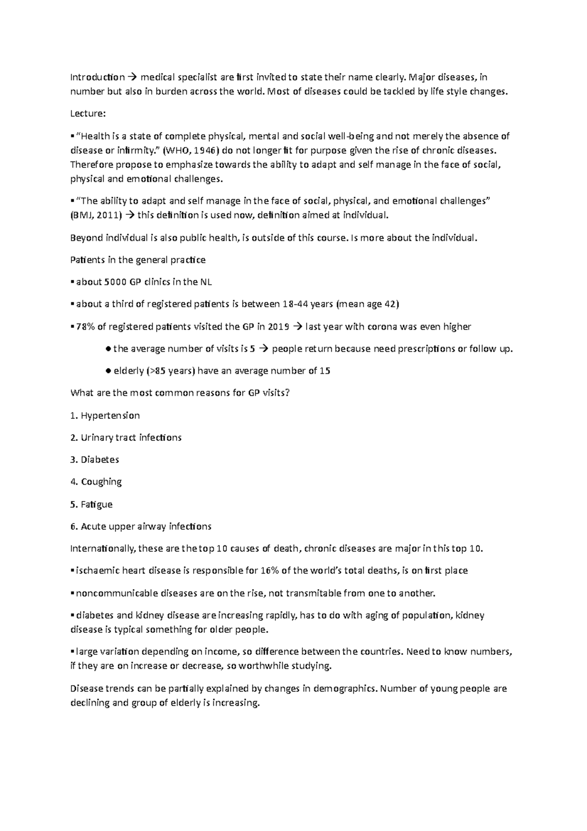 ABC, health and diagnosis - Introduction medical specialist are first ...