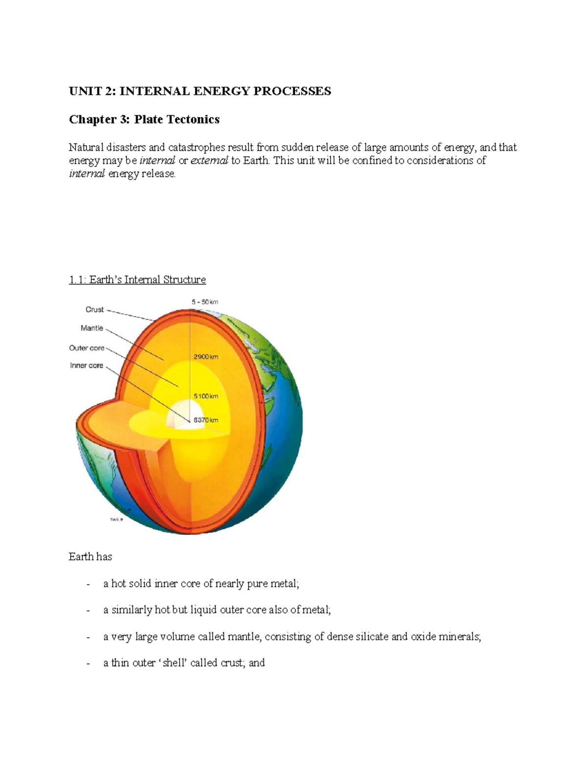 Chapter 3 earthsci 2240f - UNIT 2: INTERNAL ENERGY PROCESSES Chapter 3 ...