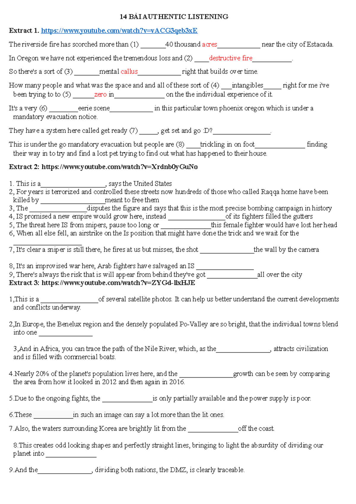 1643907461581 14 BI Authentic Listening - 14 BÀI AUTHENTIC LISTENING ...