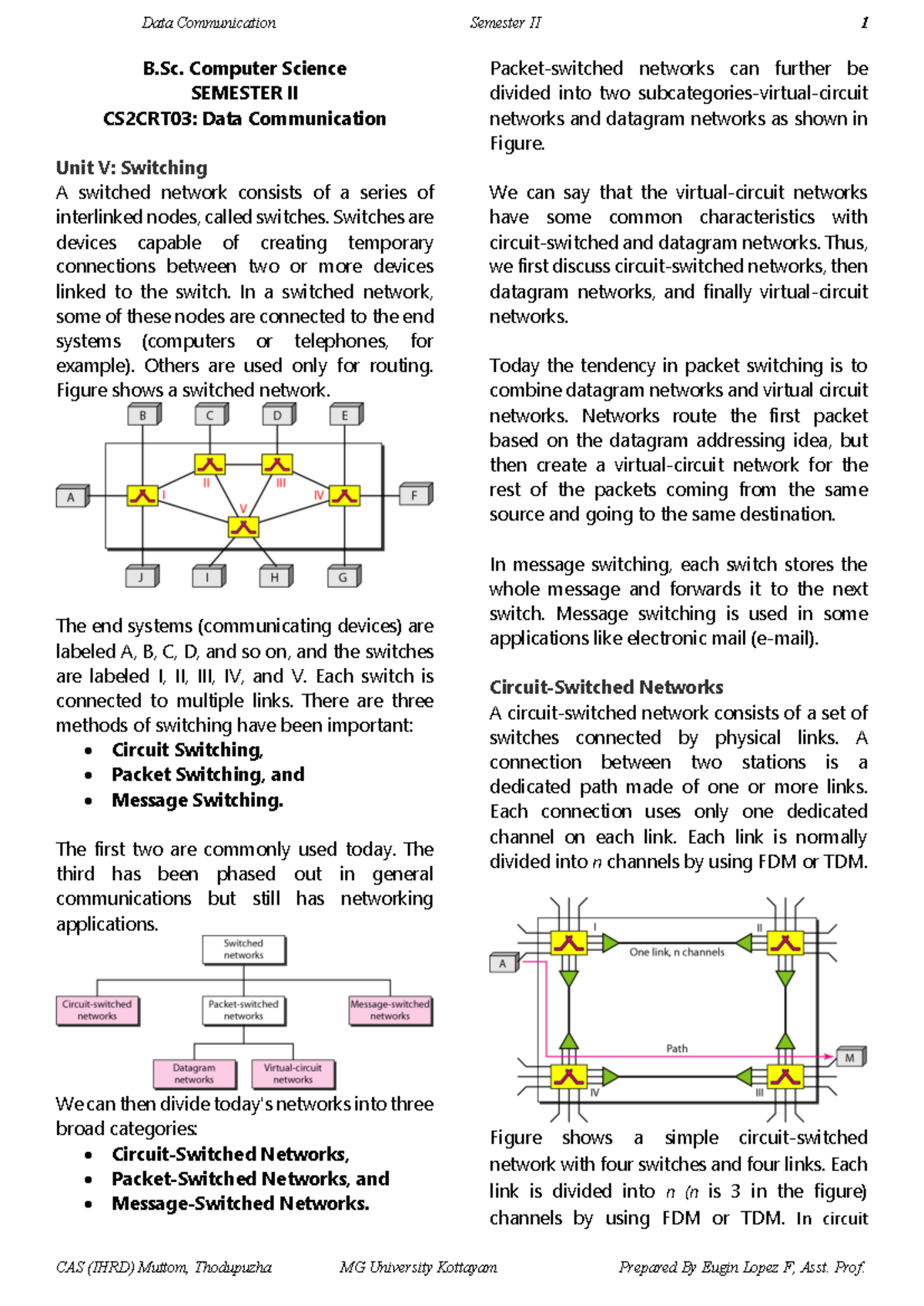 D c Module 5 mg - B. Computer Science SEMESTER II CS2CRT03: Data ...