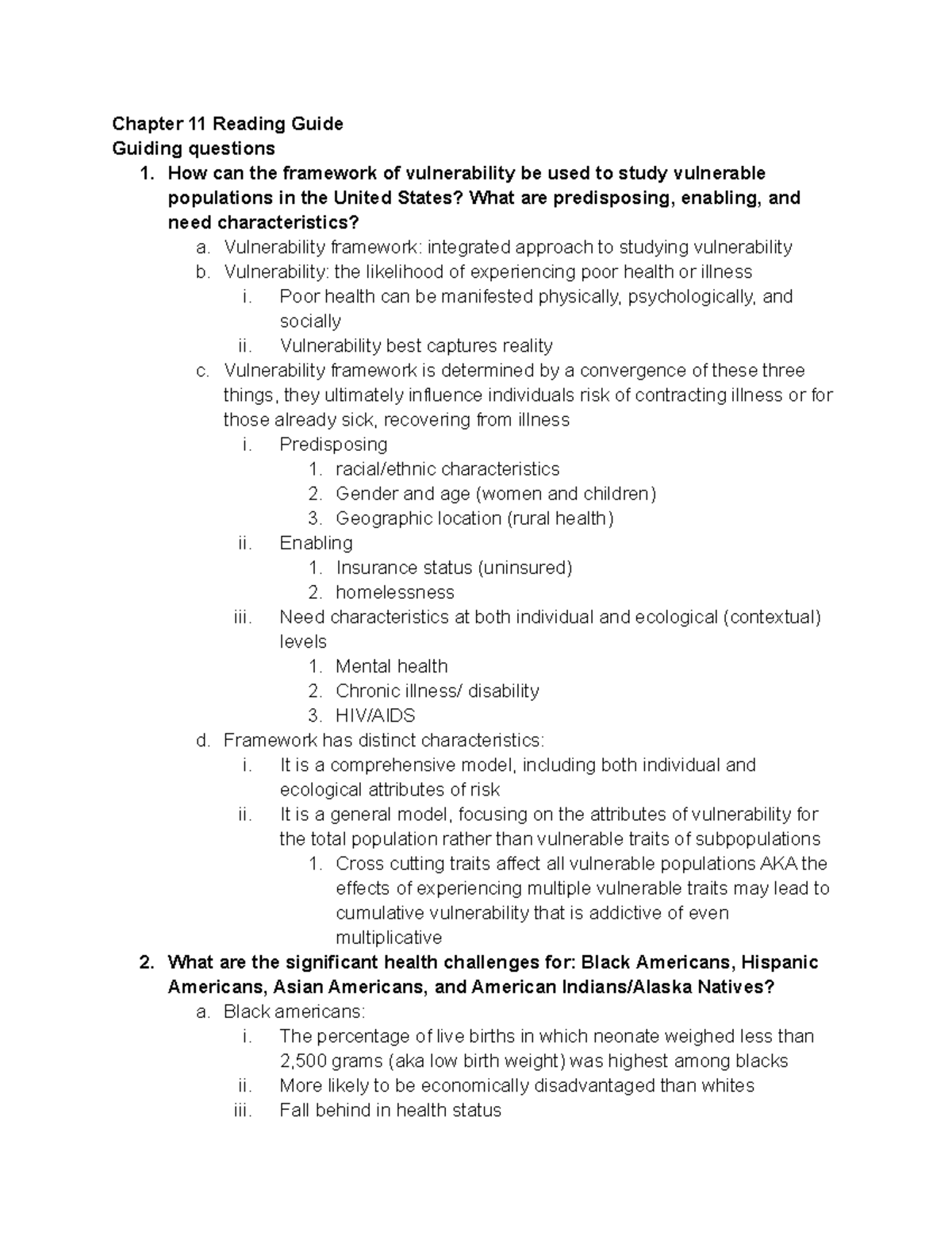 Chapter 11 Reading Guide - Chapter 11 Reading Guide Guiding questions 1 ...