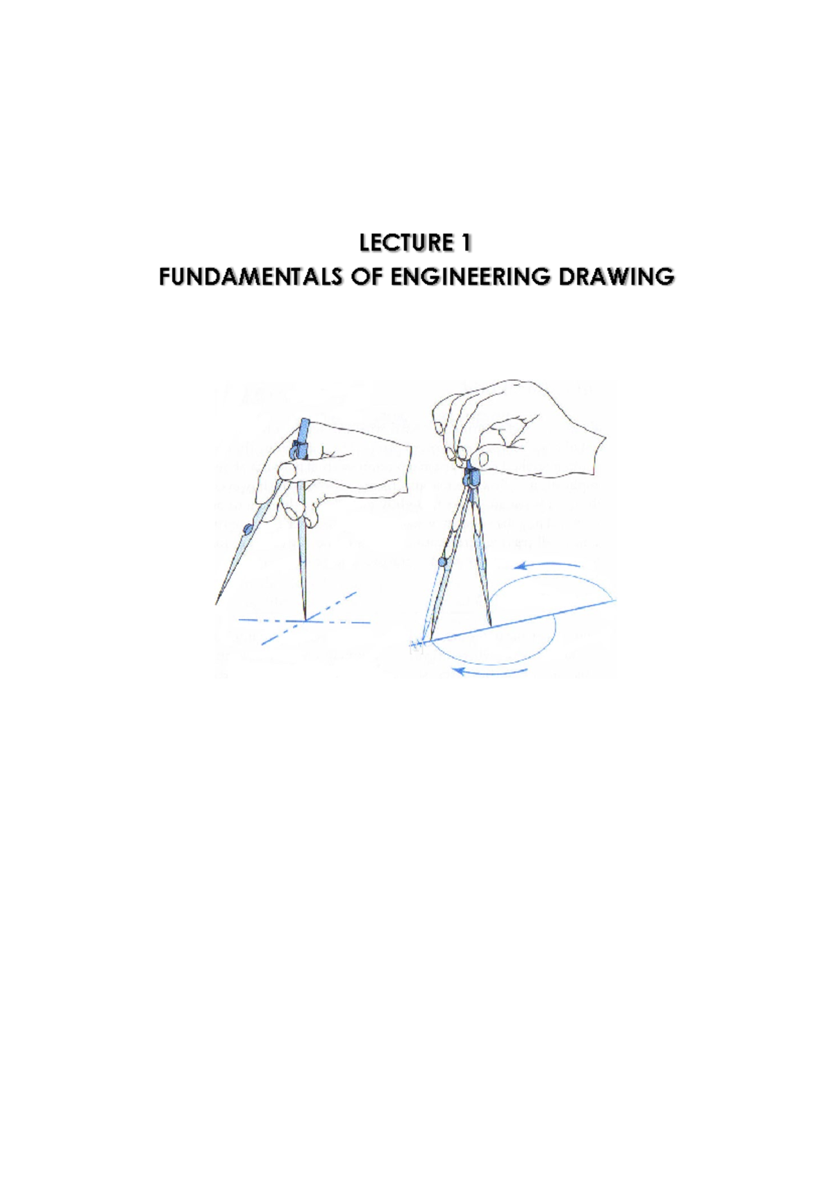 L1 Fundamentals of Engineering Drawing - LECTURE 1 FUNDAMENTALS OF ...