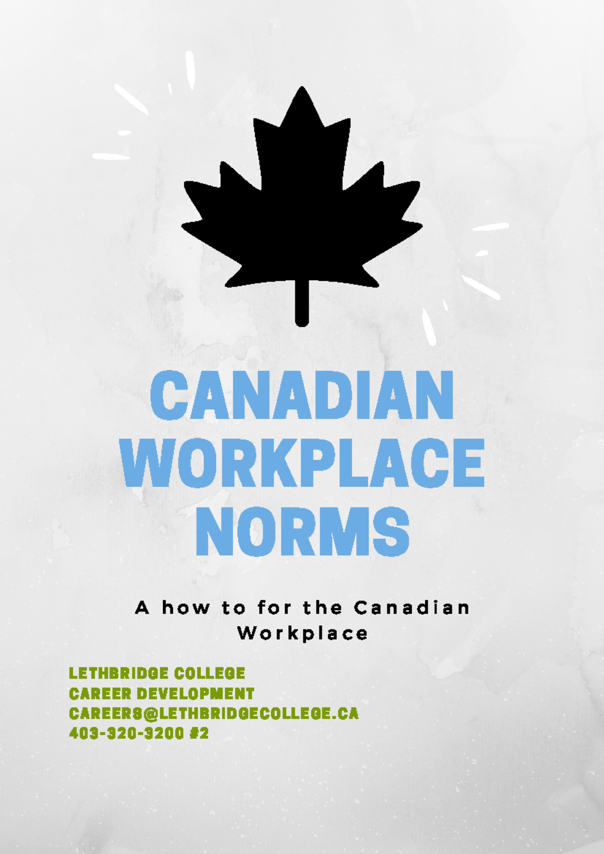 Canadian Workplace Cultural Norms - CANADIAN WORKPLACE NORMS A h o w t ...