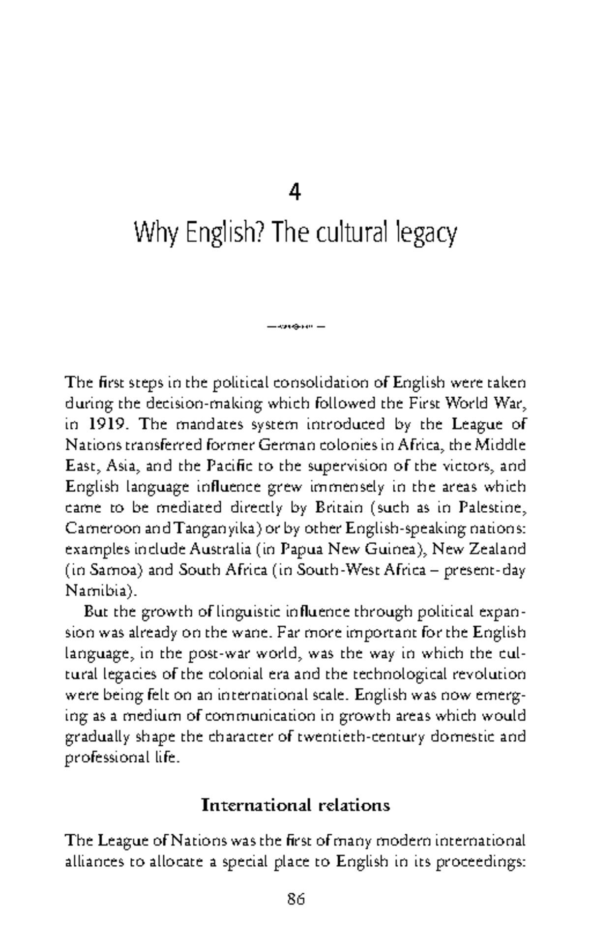 English As A Global Language - David Crystal - 4 Why English? The ...