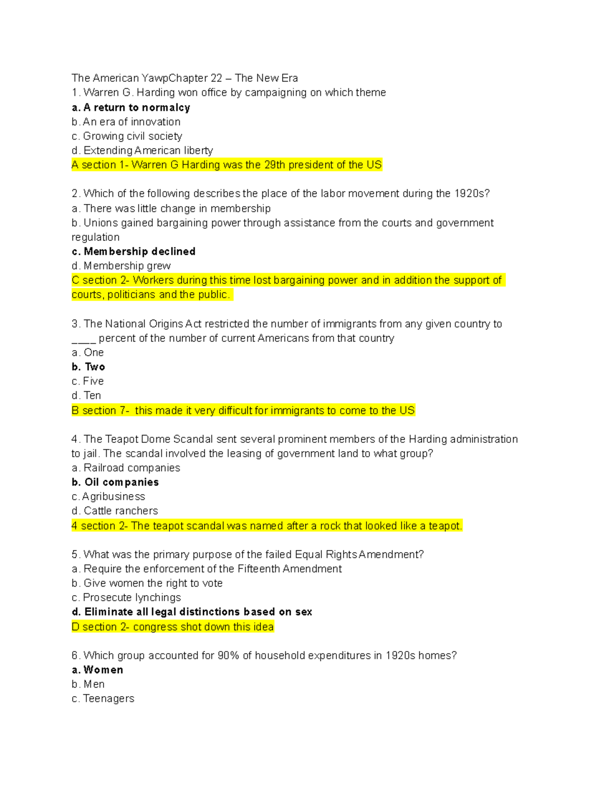 HIST CHP 22 - American Yawp Assignments - The American YawpChapter 22 ...