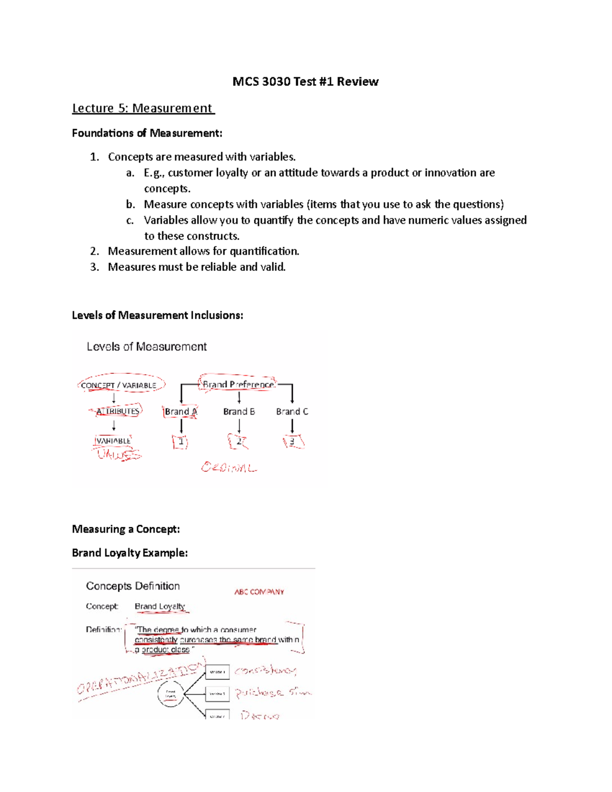 MCS 3030 Test #1 Review - ds vf eew w - MCS 3030 Test #1 Review Lecture ...