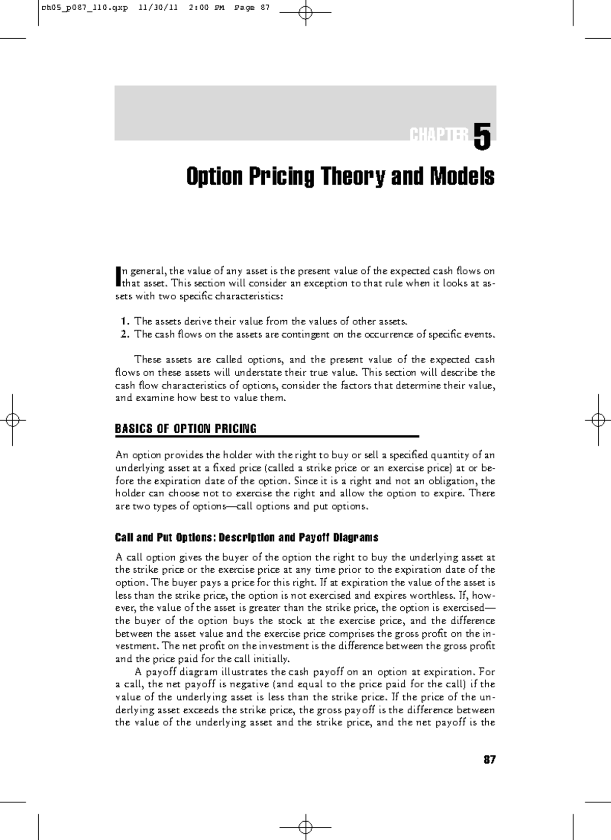 Option pricing models - Warning: Popup annotation has a missing or invalid parent annotation ...