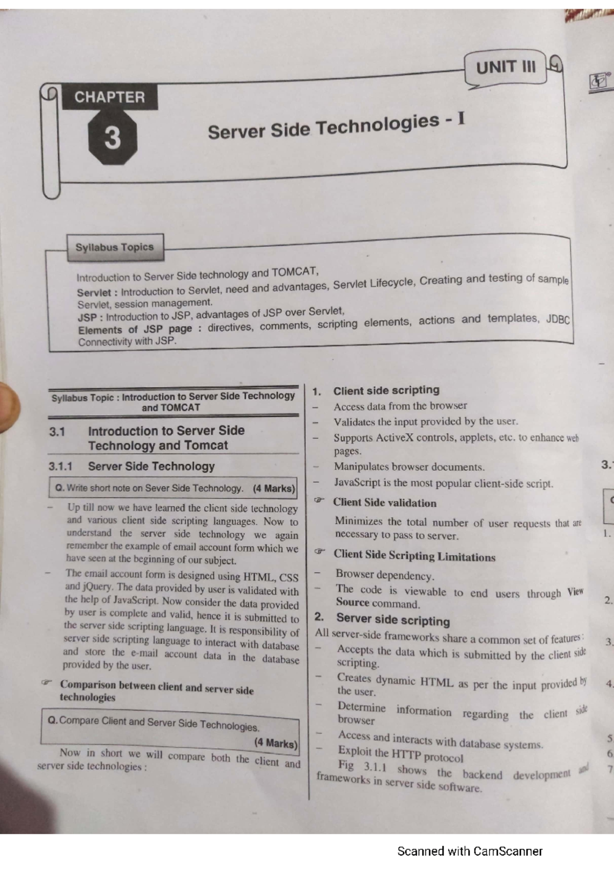 WT UNIT 3 - Computer science engineering - Studocu