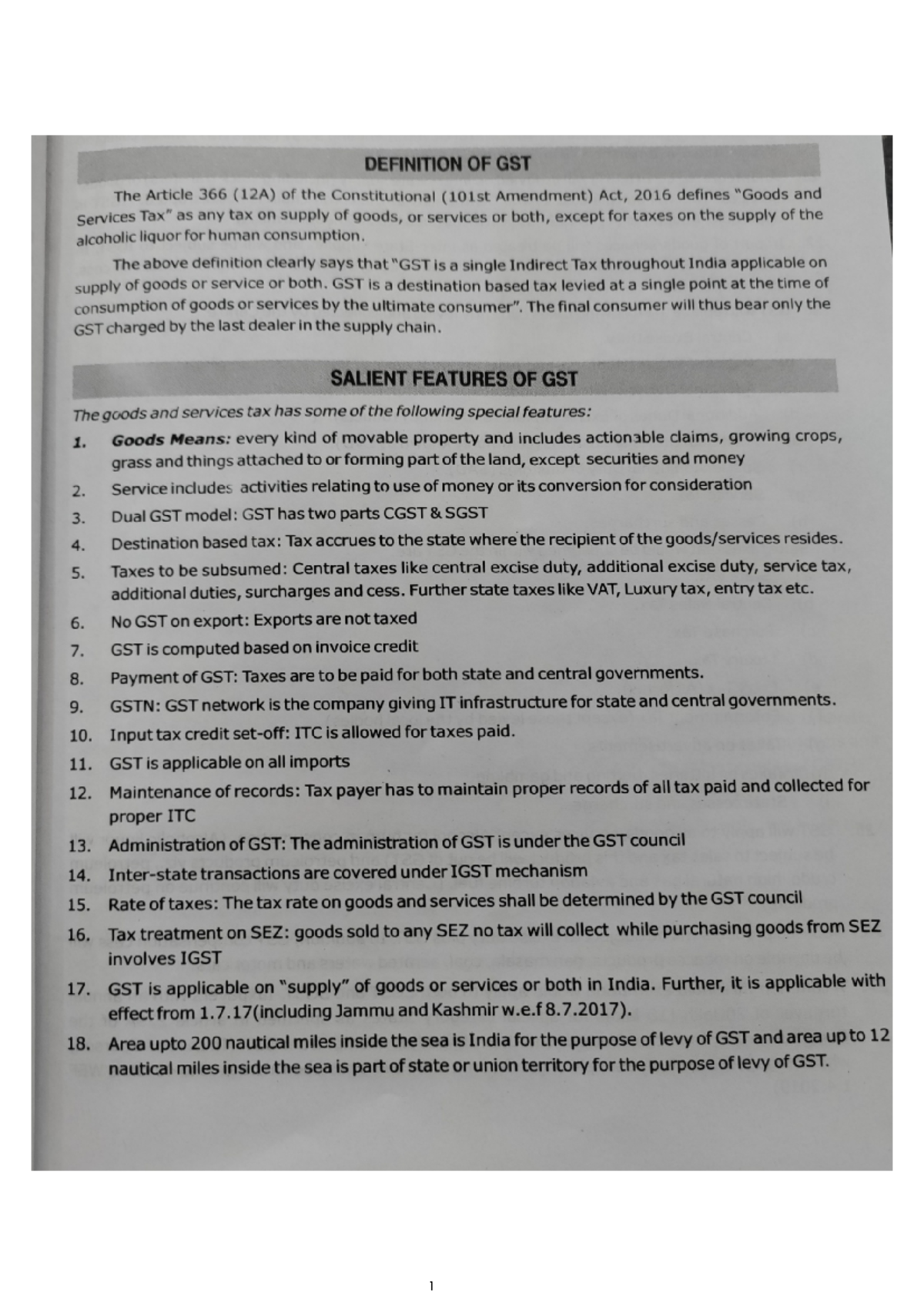 GST - Gst - DEFINITION OF GST The Article 366 (12A) of the ...