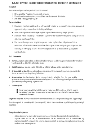 Lektion 7 - Noter til forelæsning - SUBS: Viser hvordan standarderne i ...