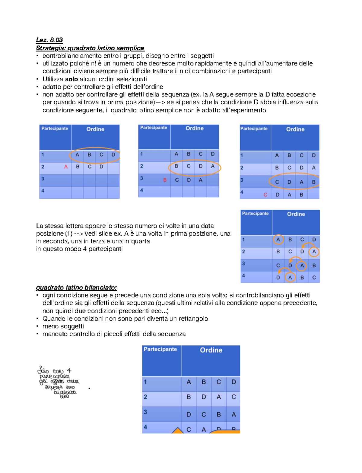 8-10.03 Da Stampare - Appunti presi a lezione, integrati con slide e ...