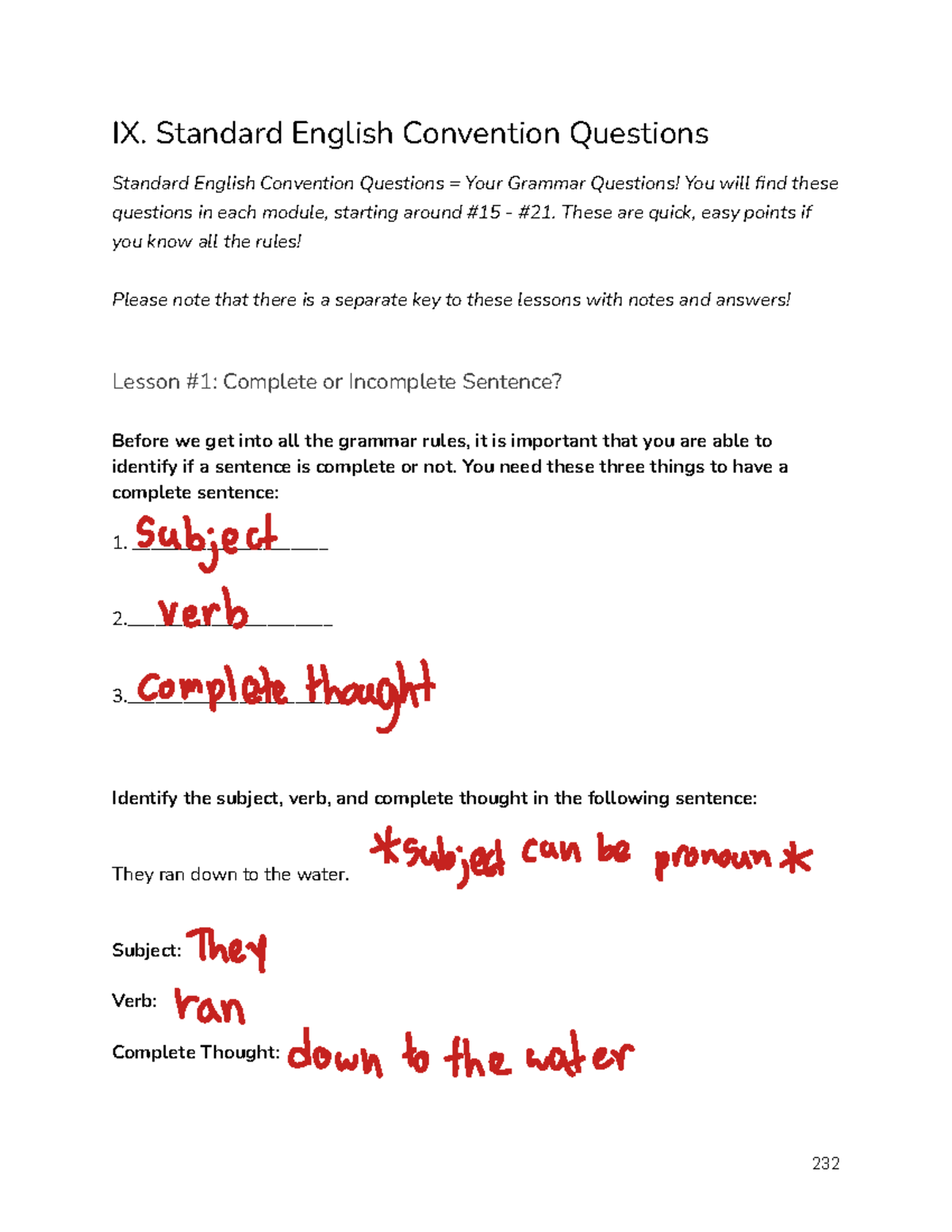 wwwqafvh wiq f hq oihfefo - IX. Standard English Convention Questions ...