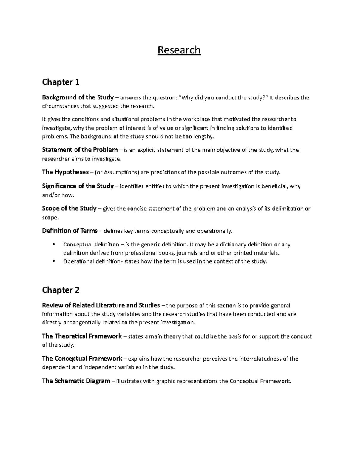 Research-handouts - TY12312 - Research Chapter 1 Background of the ...