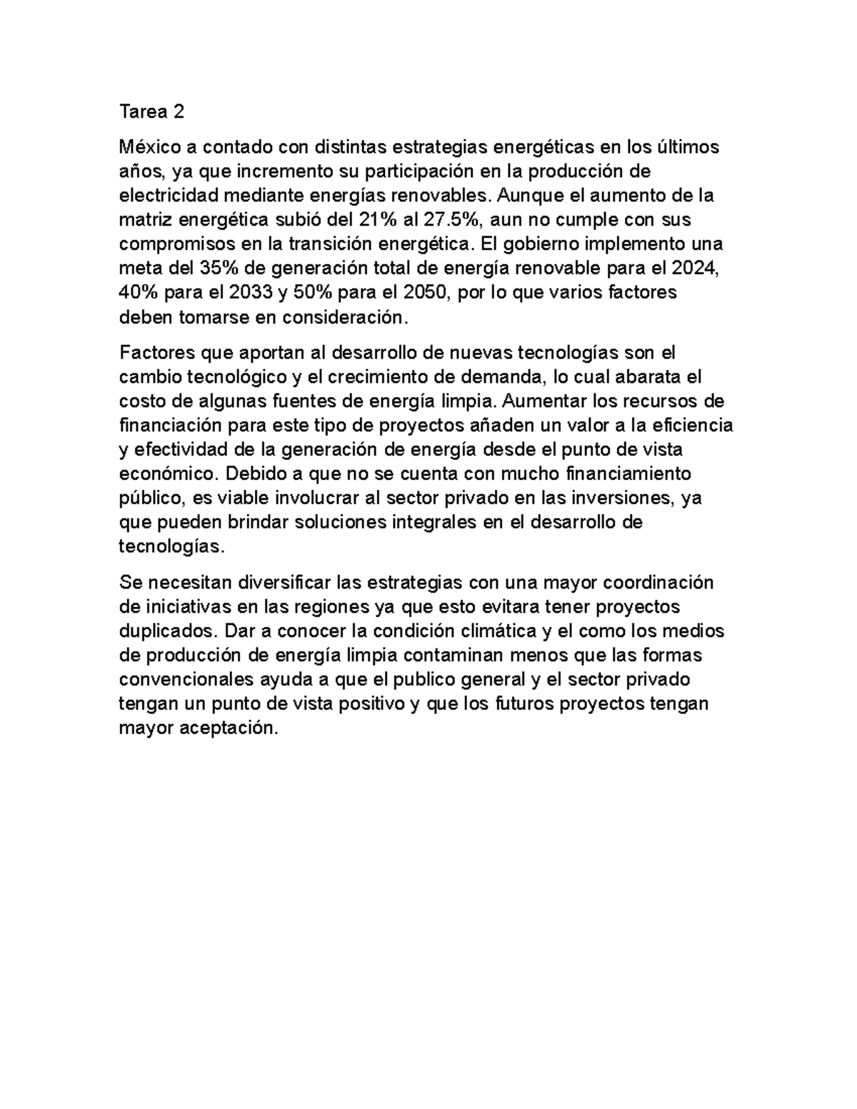 Tarea 2 CEE - Explica con tus propias palabras en media cuartilla que ...