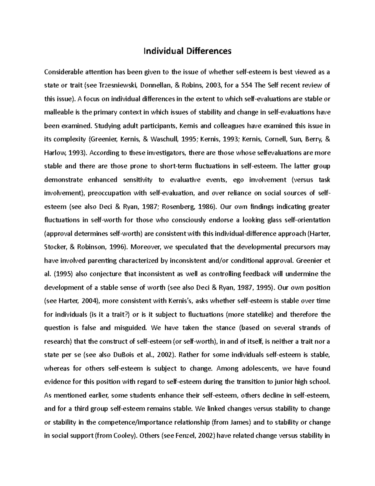 Individual Differences - Individual Differences Considerable attention ...