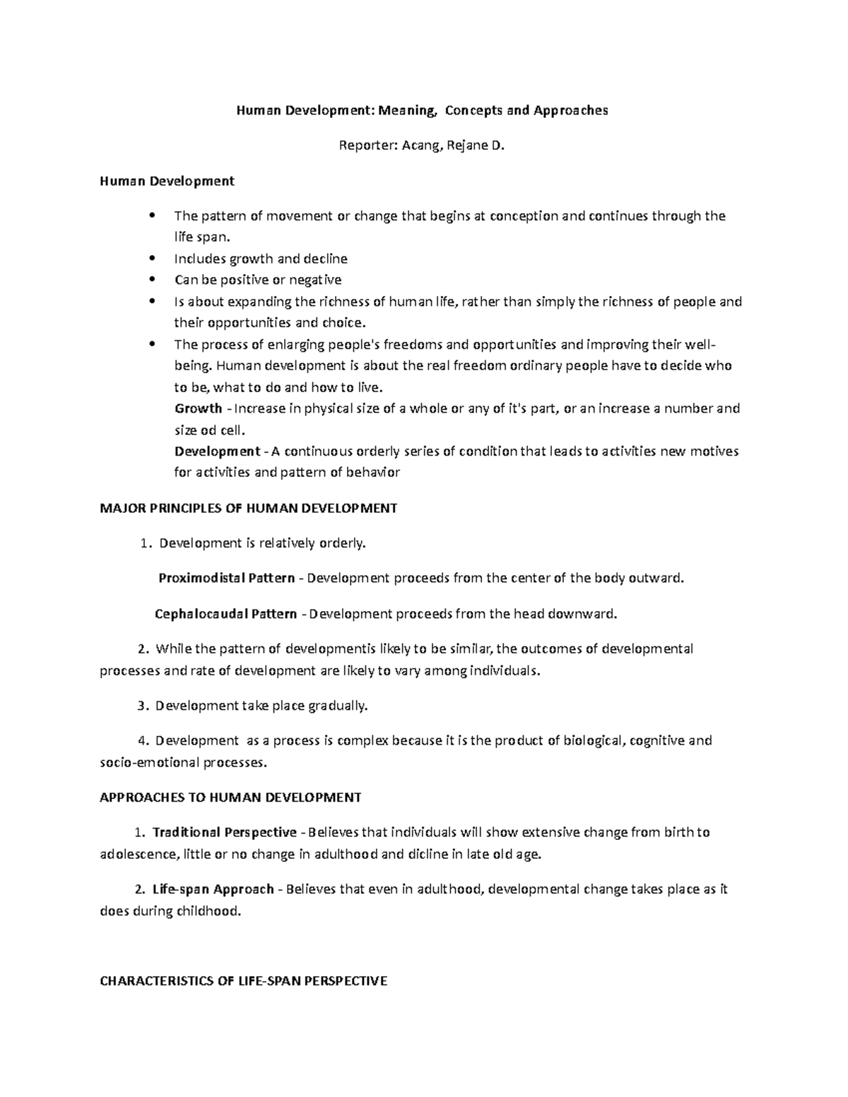 Human Developme-WPS Office - Human Development: Meaning, Concepts and ...