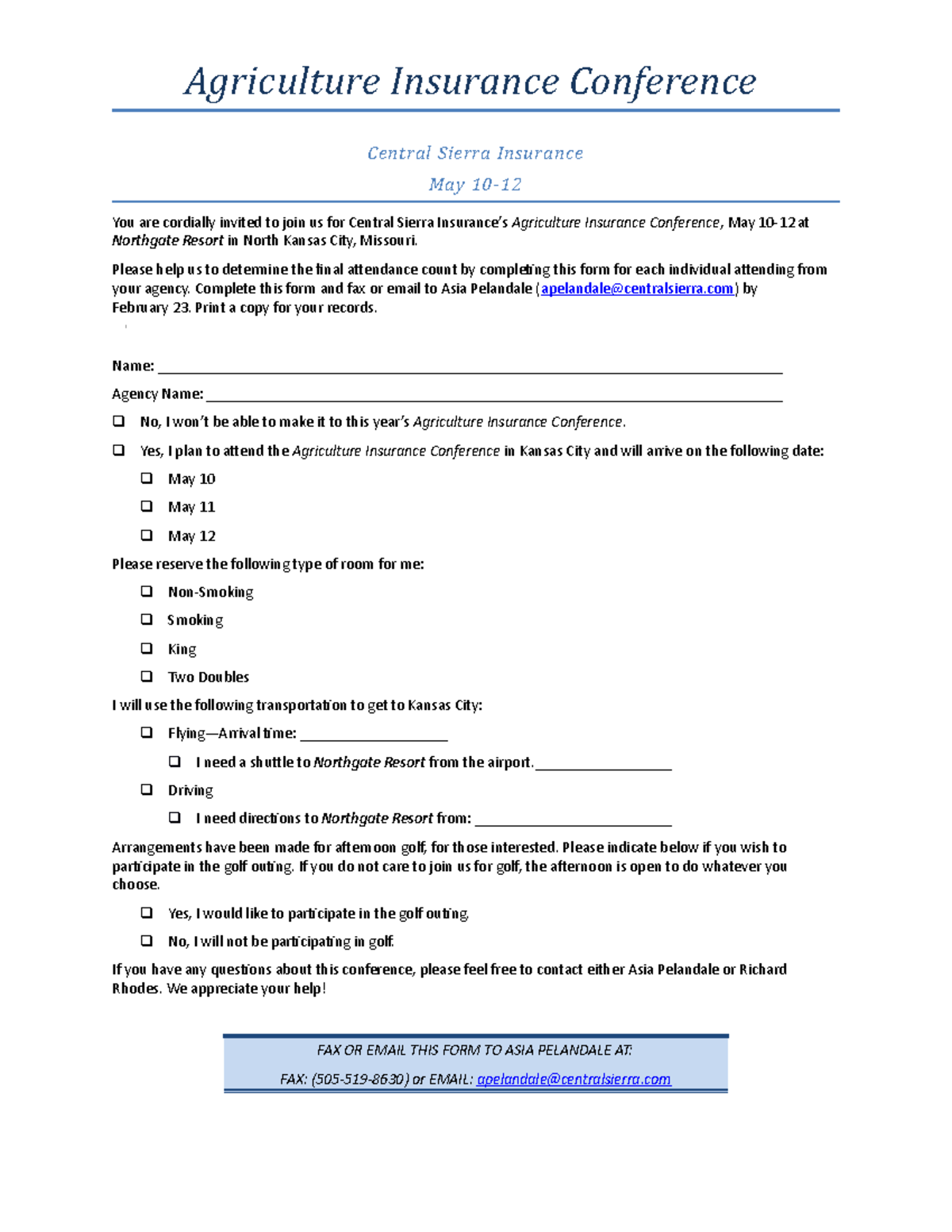 Conference Registration Form-(02-6) - Agriculture Insurance Conference ...