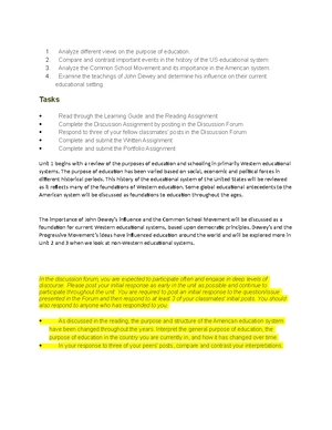 Designing A Positive Classroom - Introduction In this unit we learned ...