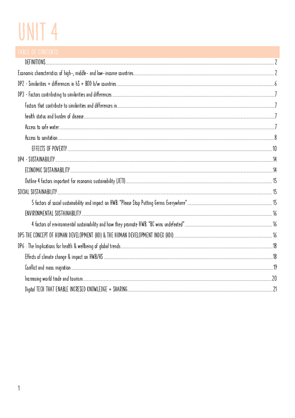 UNIT 4 AOS 1 - Unit 4 Aos 1 Victorian certificate of education health ...