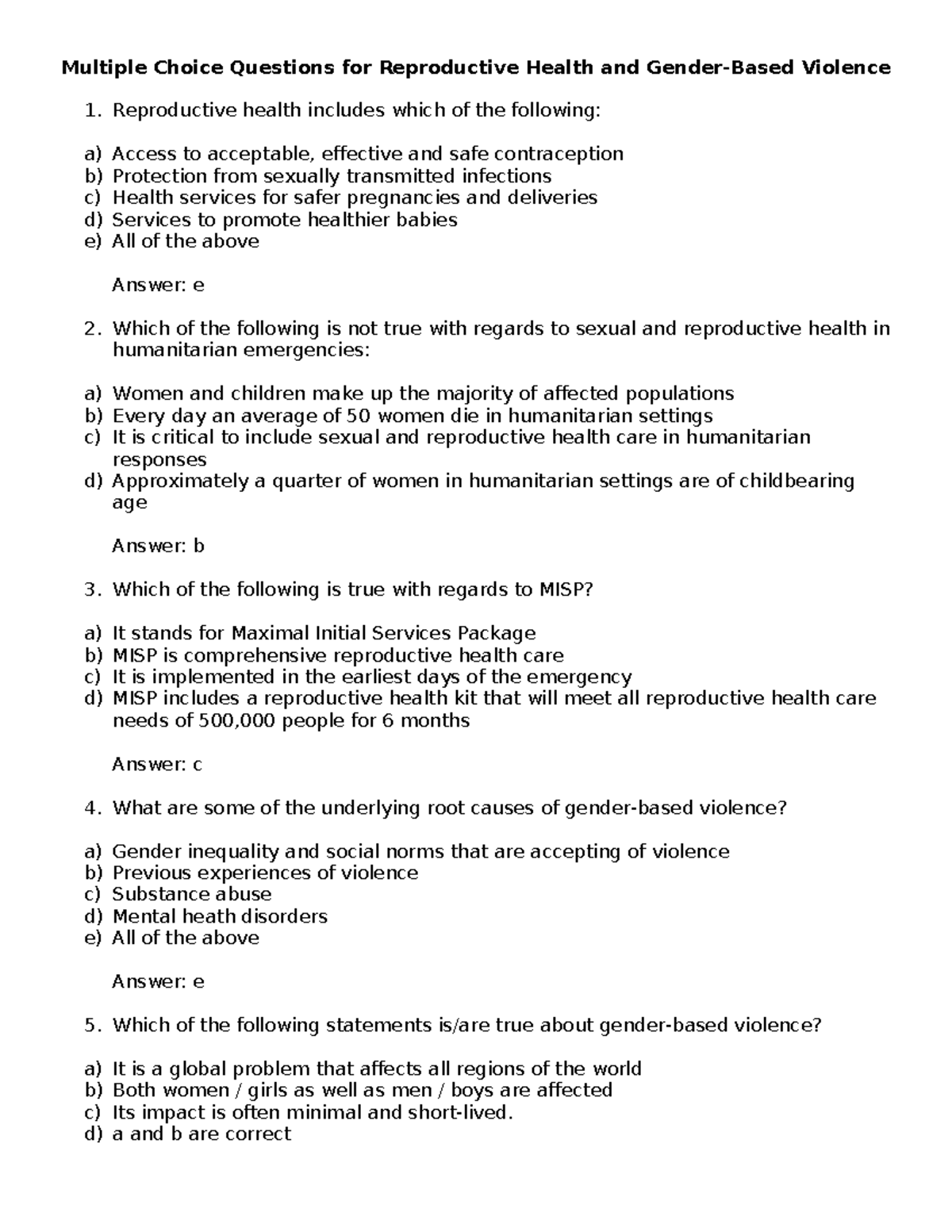 Sexual Health Multiple Choice Quiz Sale Online ...