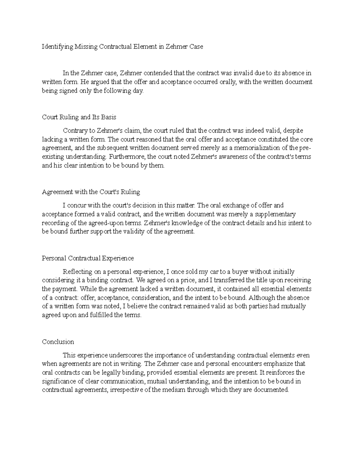 Ze Hmer Case - paper - Identifying Missing Contractual Element in ...