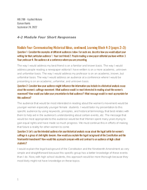 2-3 Assignment Diagnosing Problems (DAT-223) - DAT 223 Module Two ...