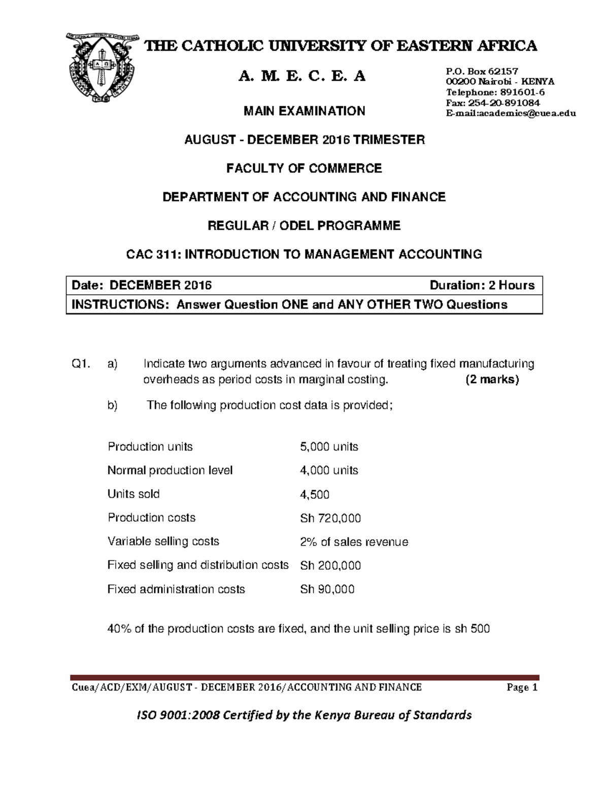 CAC 311 Common - This will help you improve your knowledge on financial ...