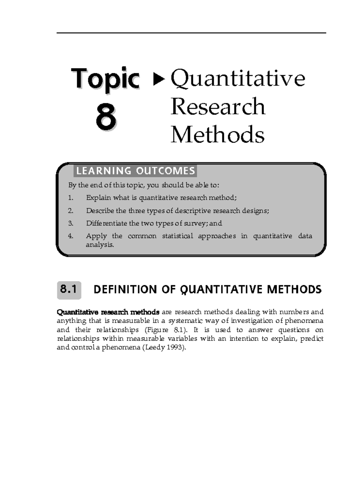 Quantitative Research Methods Definition - Quantitative Research ...