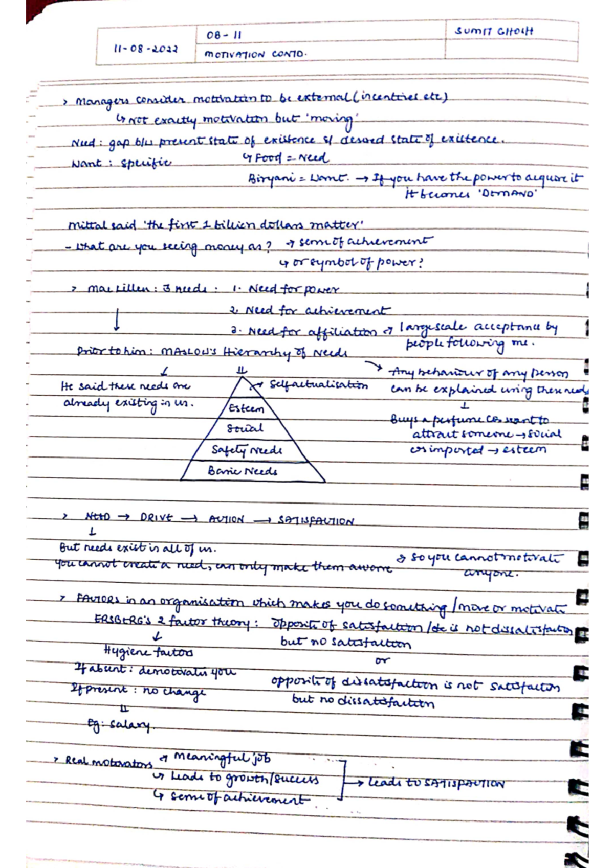 OB-1 Notes - organizational behaviour - Mba - Studocu