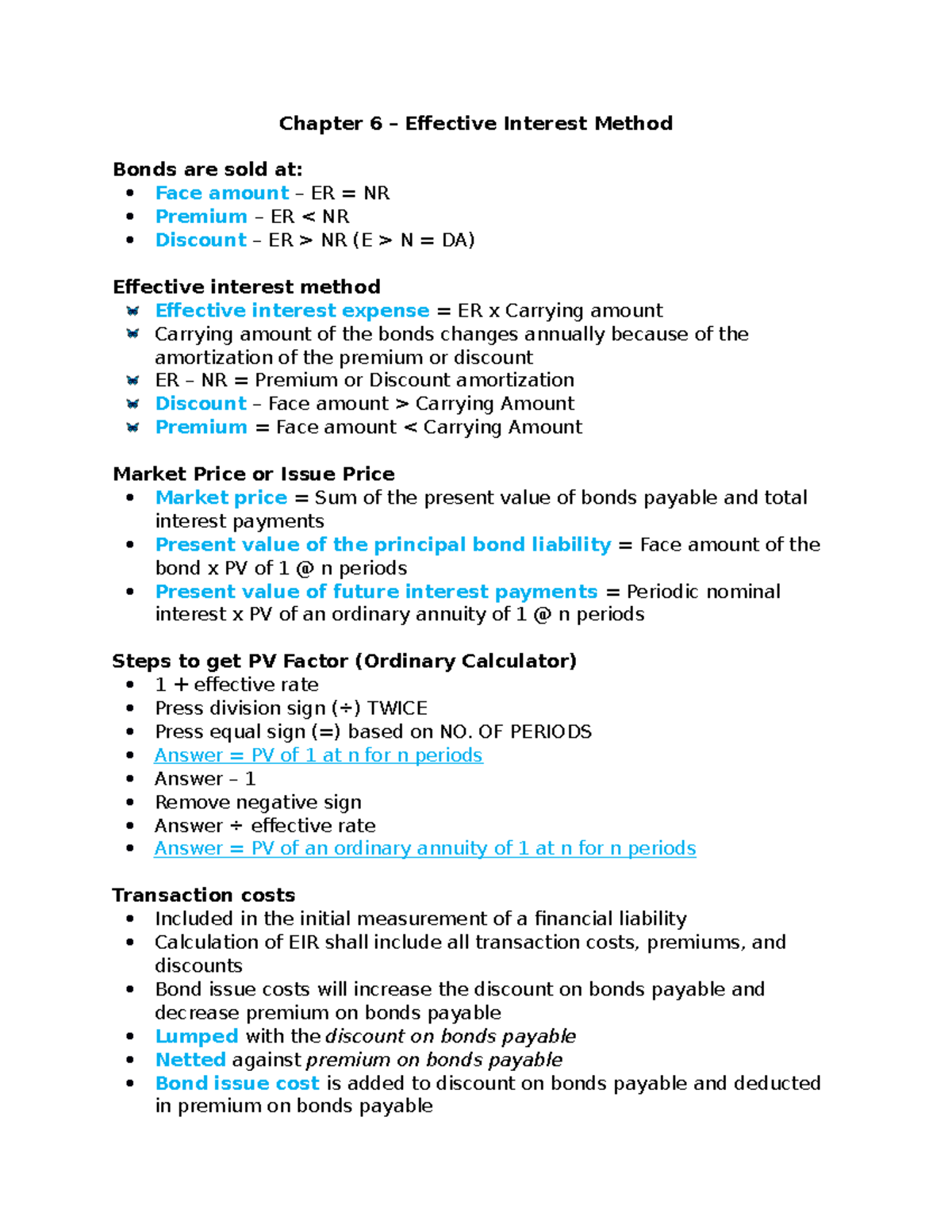Chapter 6 - NOTES FROM VALIX BOOK - Chapter 6 – Effective Interest ...
