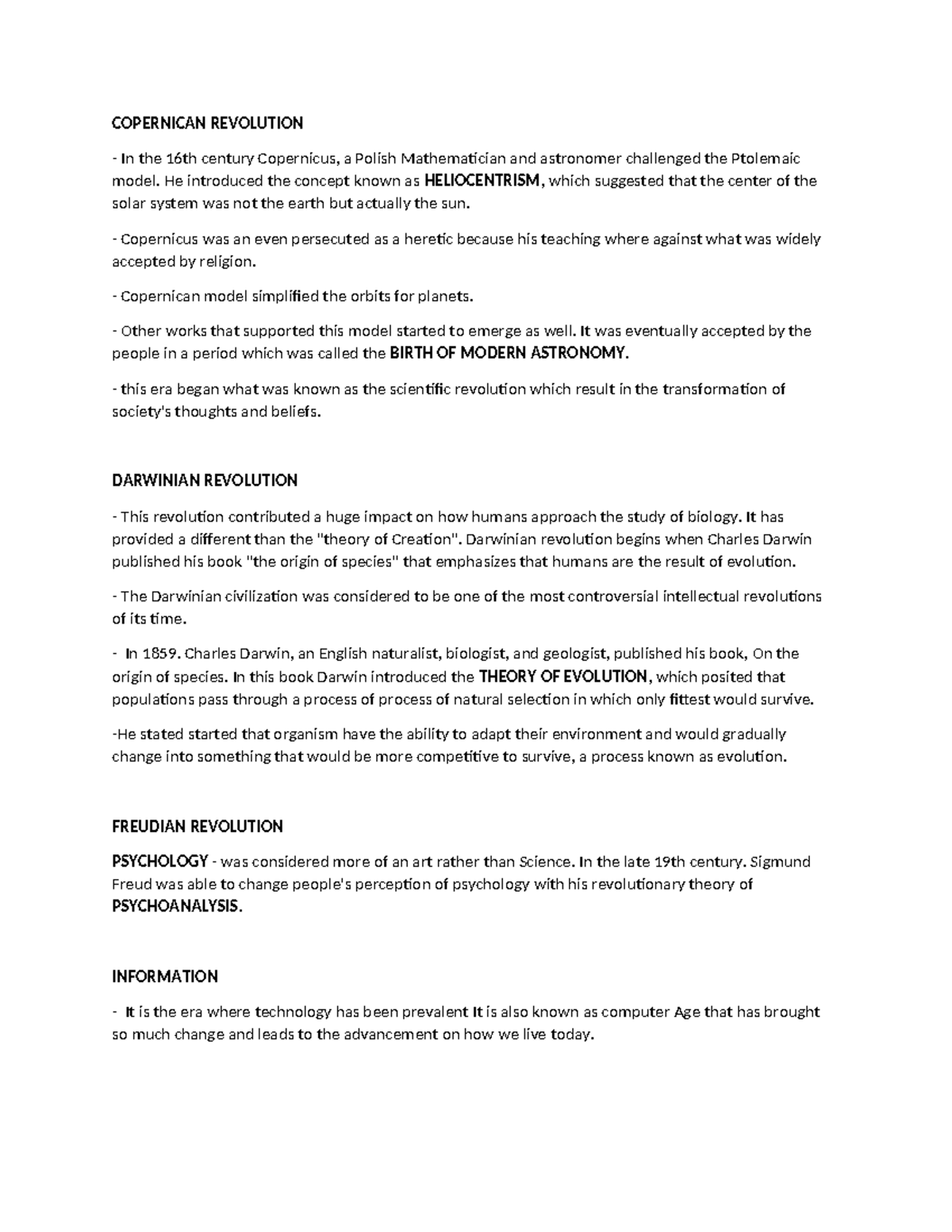 Copernican Revolution - COPERNICAN REVOLUTION In the 16th century ...