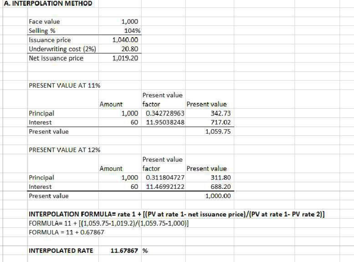 Msg-4213631990-38519 - A. INTERPOLATION METHOD Face value Selling ...