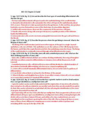 BIO-333 CH15 Guide-SM1 - Name__________________ BIO-333 Chapter 15 ...