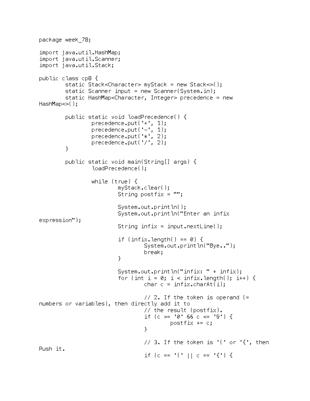 Cp8 - Cp8 - package week_78; import java.util; import java.util; import ...