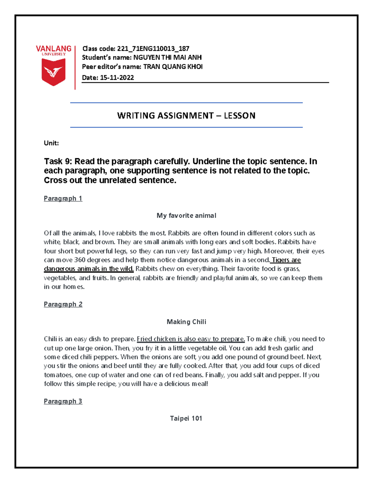 Demo - Writing assignment theo template (1) - Class code: 221 ...