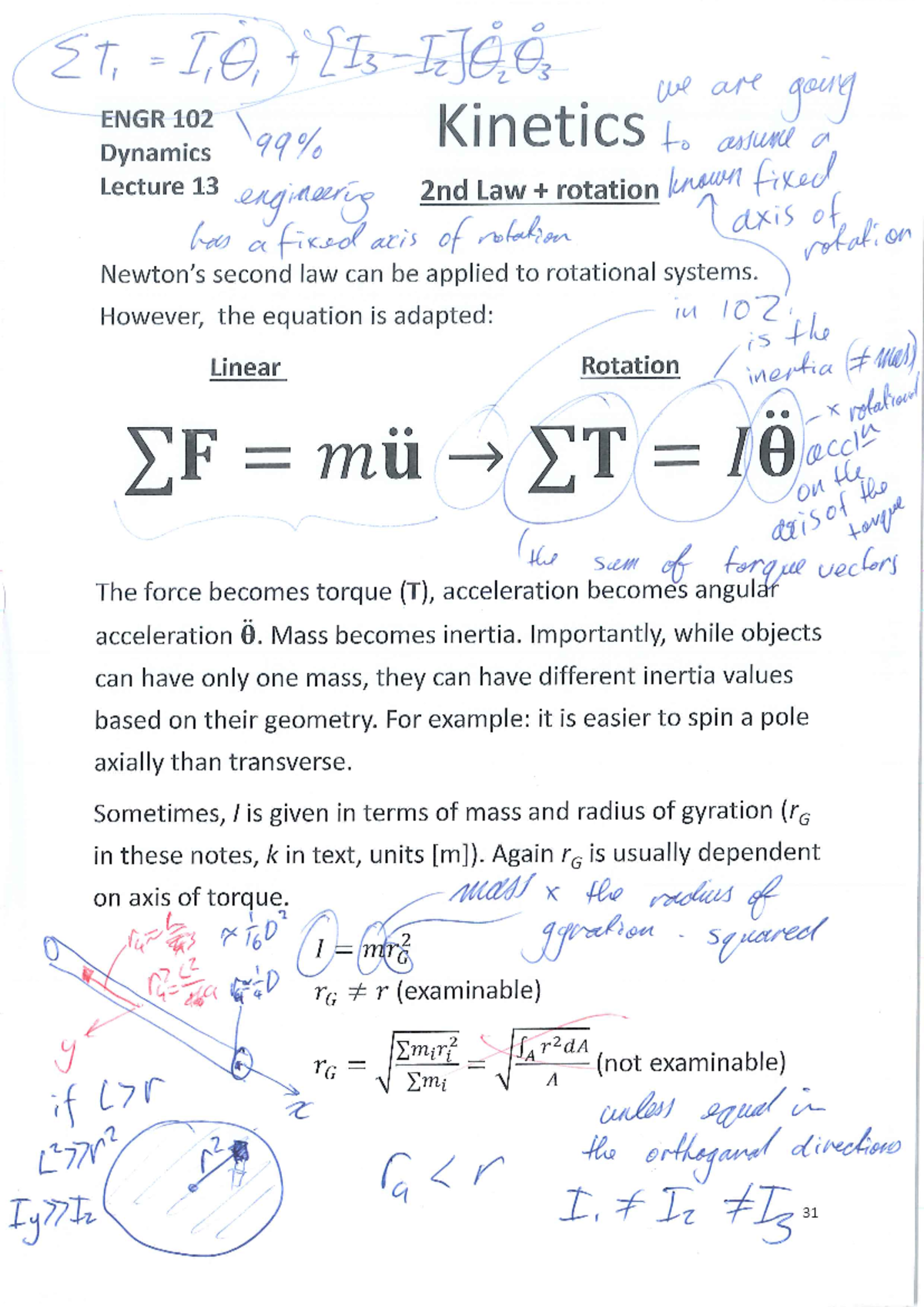 Week#4 Lecturer Notes - Engineering Mechanics - Studocu